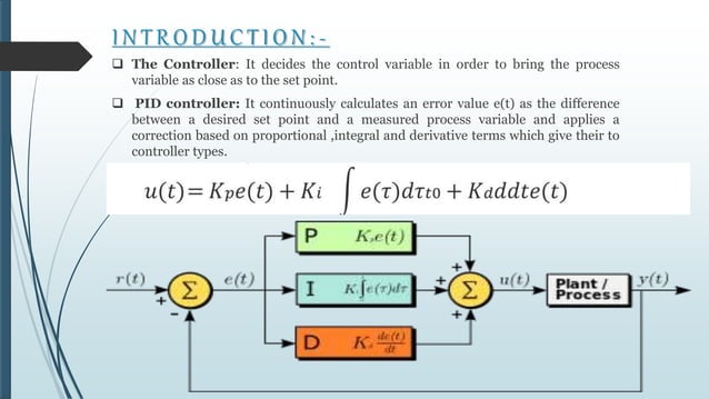 Tuning of pid controller | PPTX