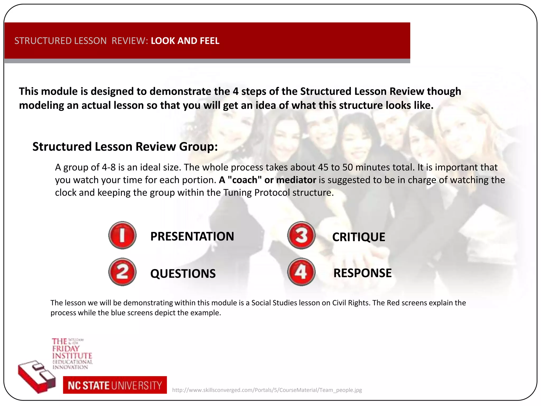 Structured Lesson Protocols Powerpoint | PPT