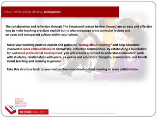 Structured Lesson Protocols Powerpoint | PPT
