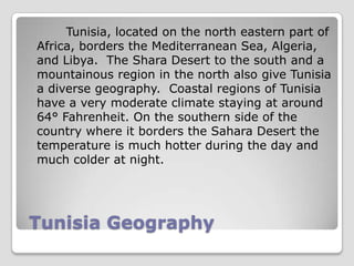 Tunisia | PPTX