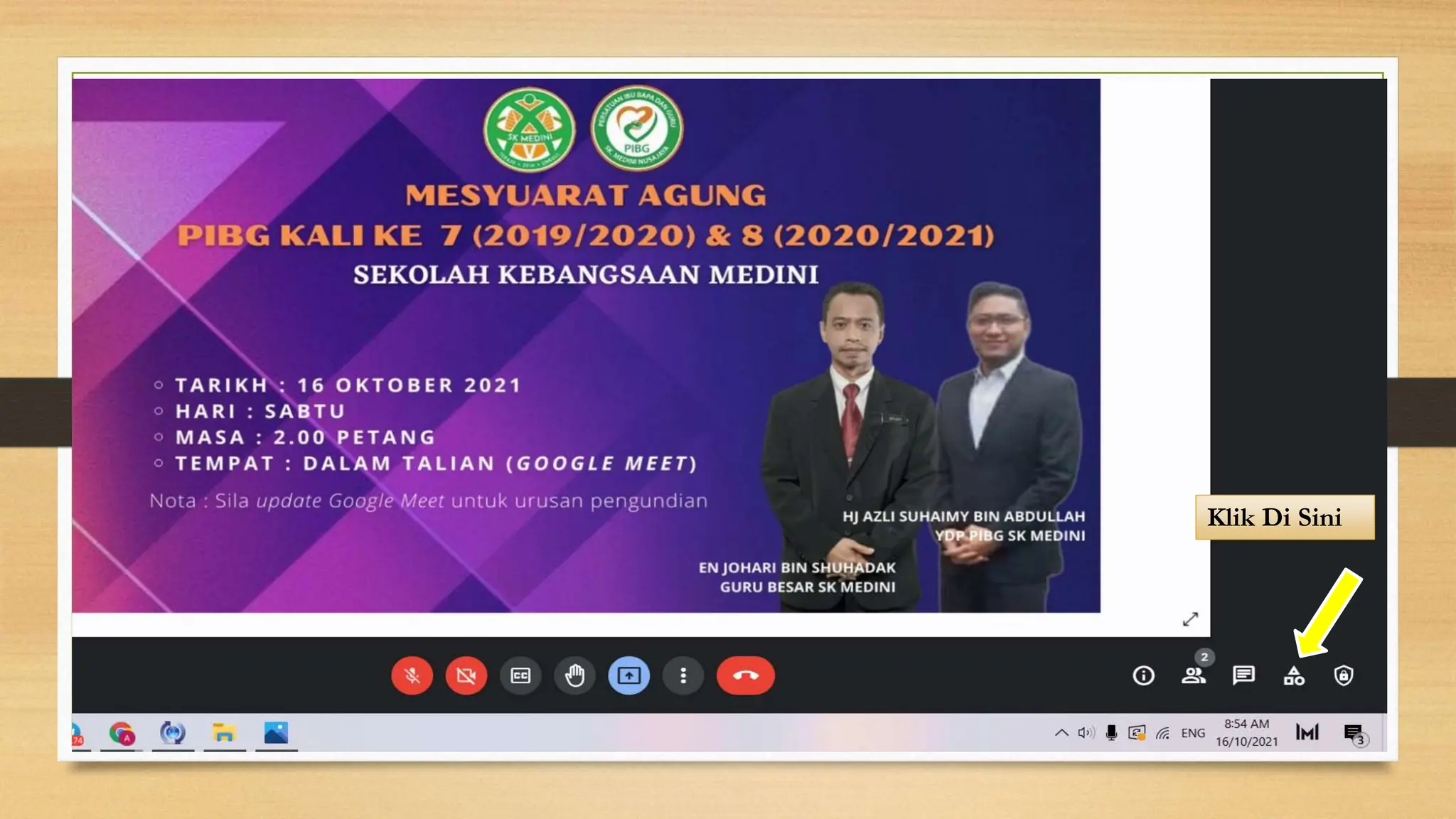 TUNJUKCARA PENGGUNAAN POLLS DI GOOGLE MEET.pptx