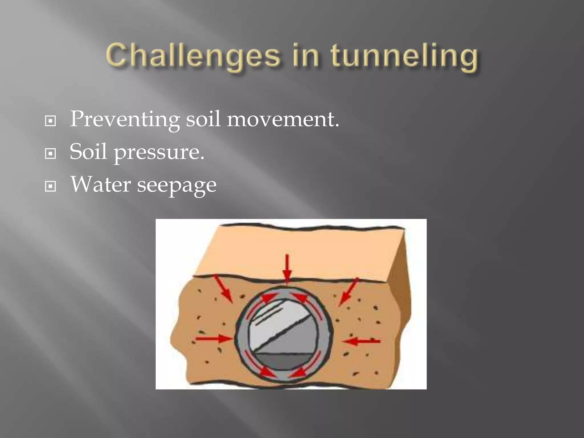 Tunnelling methods | PPTX