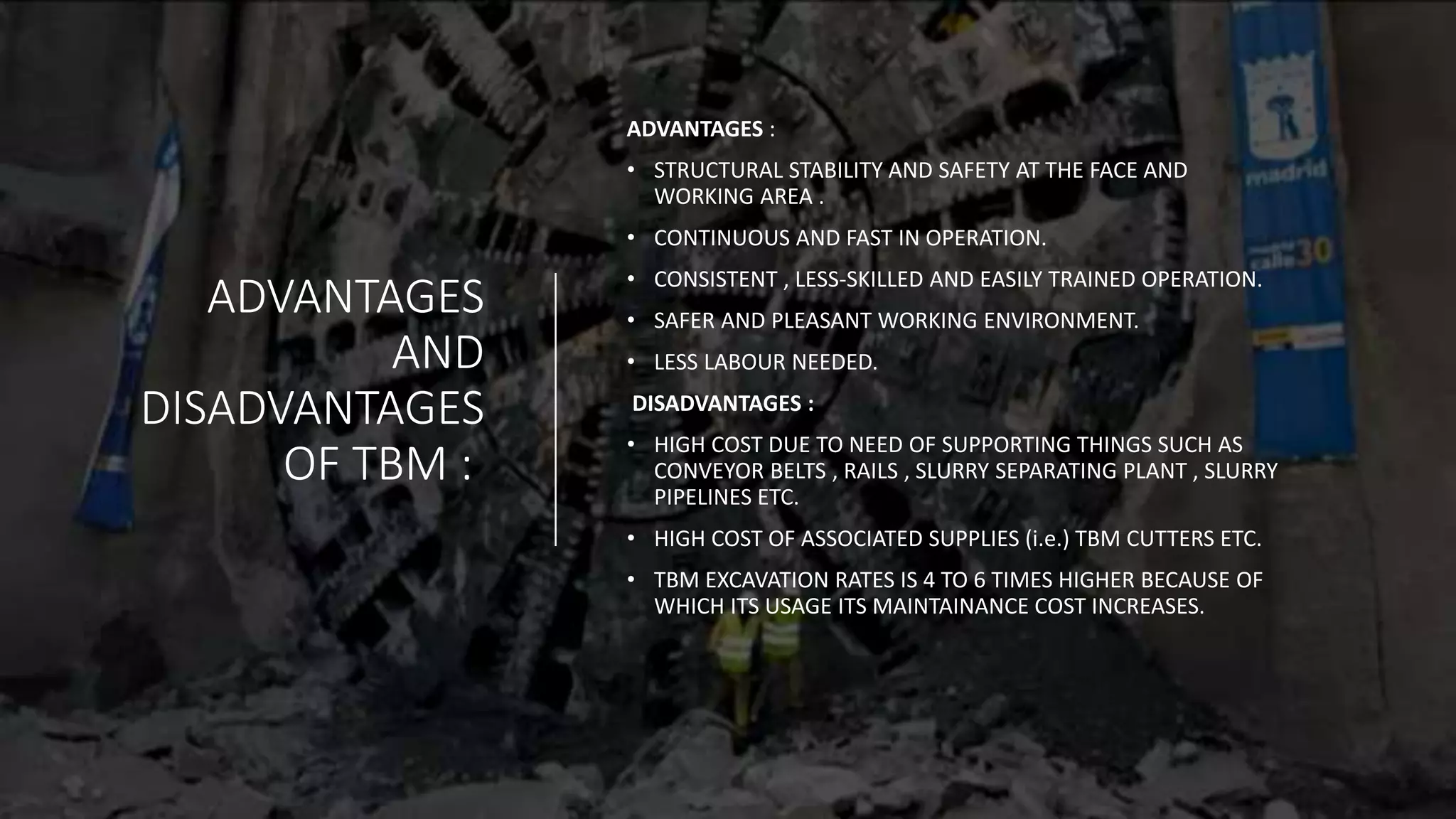 Tunnel boring machine ppt | PPTX