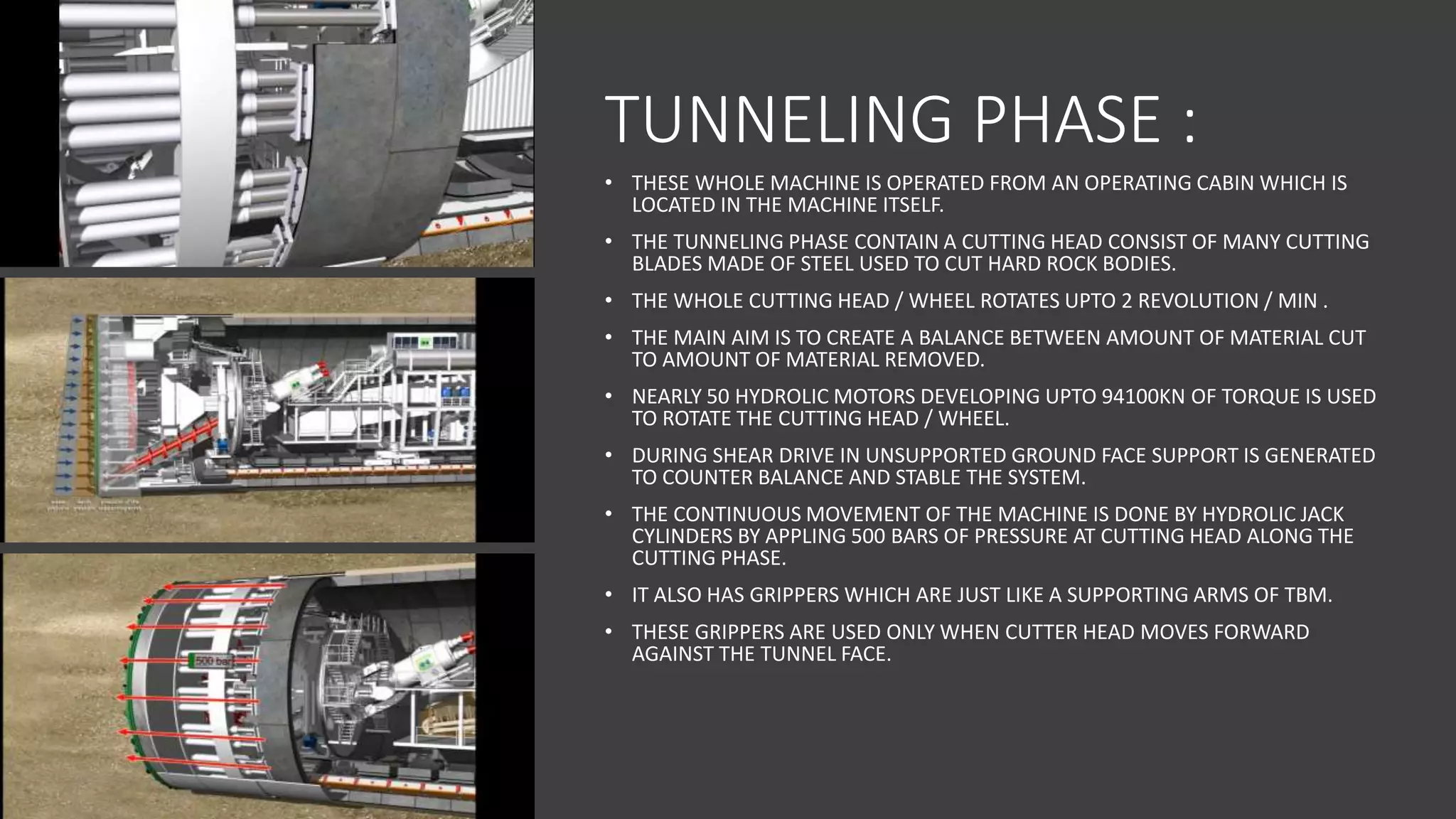 Tunnel boring machine ppt | PPTX