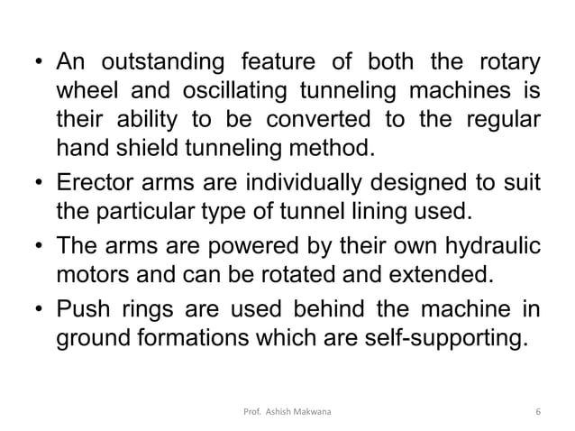 Tunnel boring machines_Advanced Construction Technology (Semester-6 ...