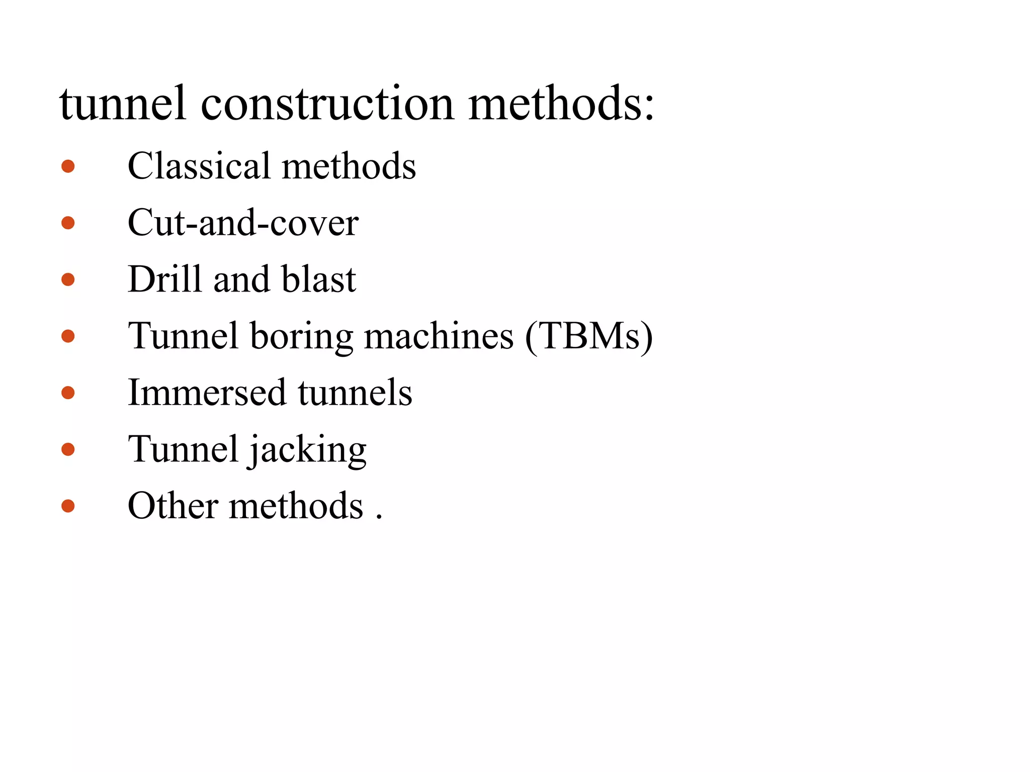 Tunnel Construction Pptx