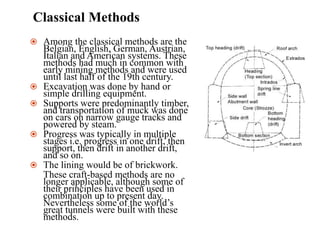 Tunnel construction | PPTX
