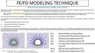 Tunnel design by FINITE ELEMENT ANALYSIS METHODS | PPTX