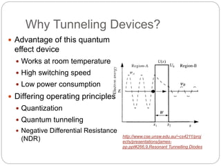 Tunnel diode | PPTX