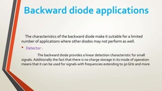 Tunnel diode(1) | PPTX