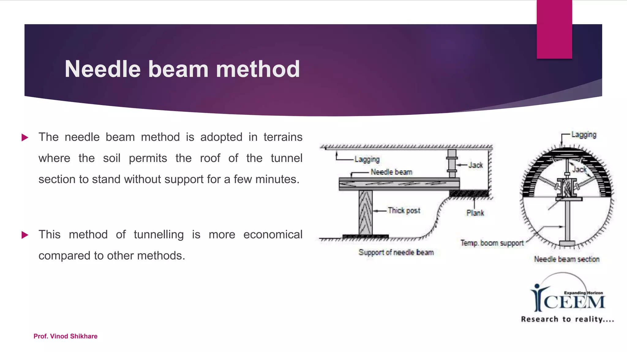 Tunnel engineering | PPTX