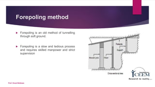 Tunnel engineering | PPTX