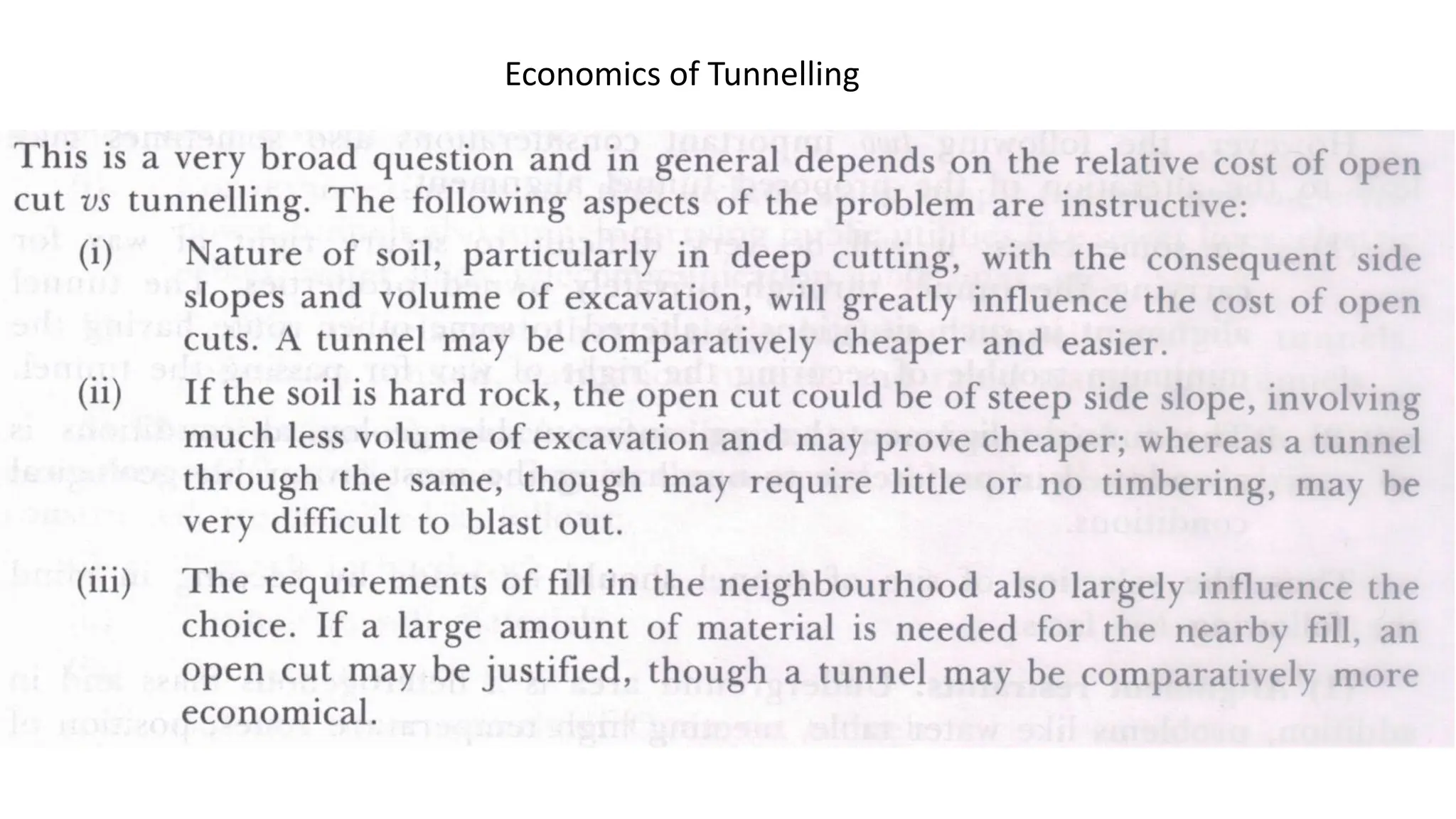 Tunnel Engineering Basics Of Tunnel Types Pdf