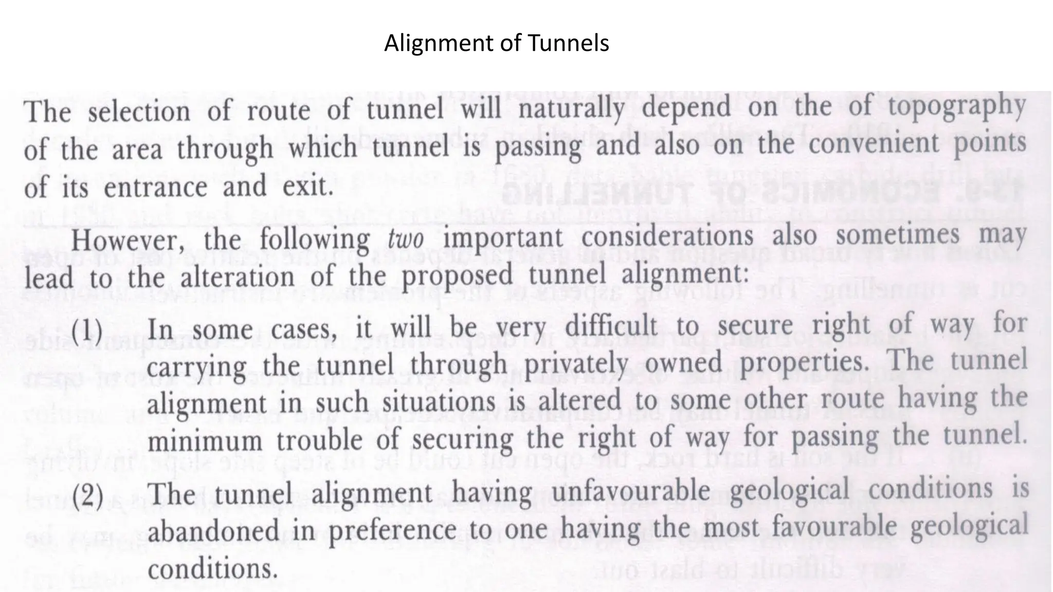 TUNNEL ENGINEERING basics of tunnel types .pdf