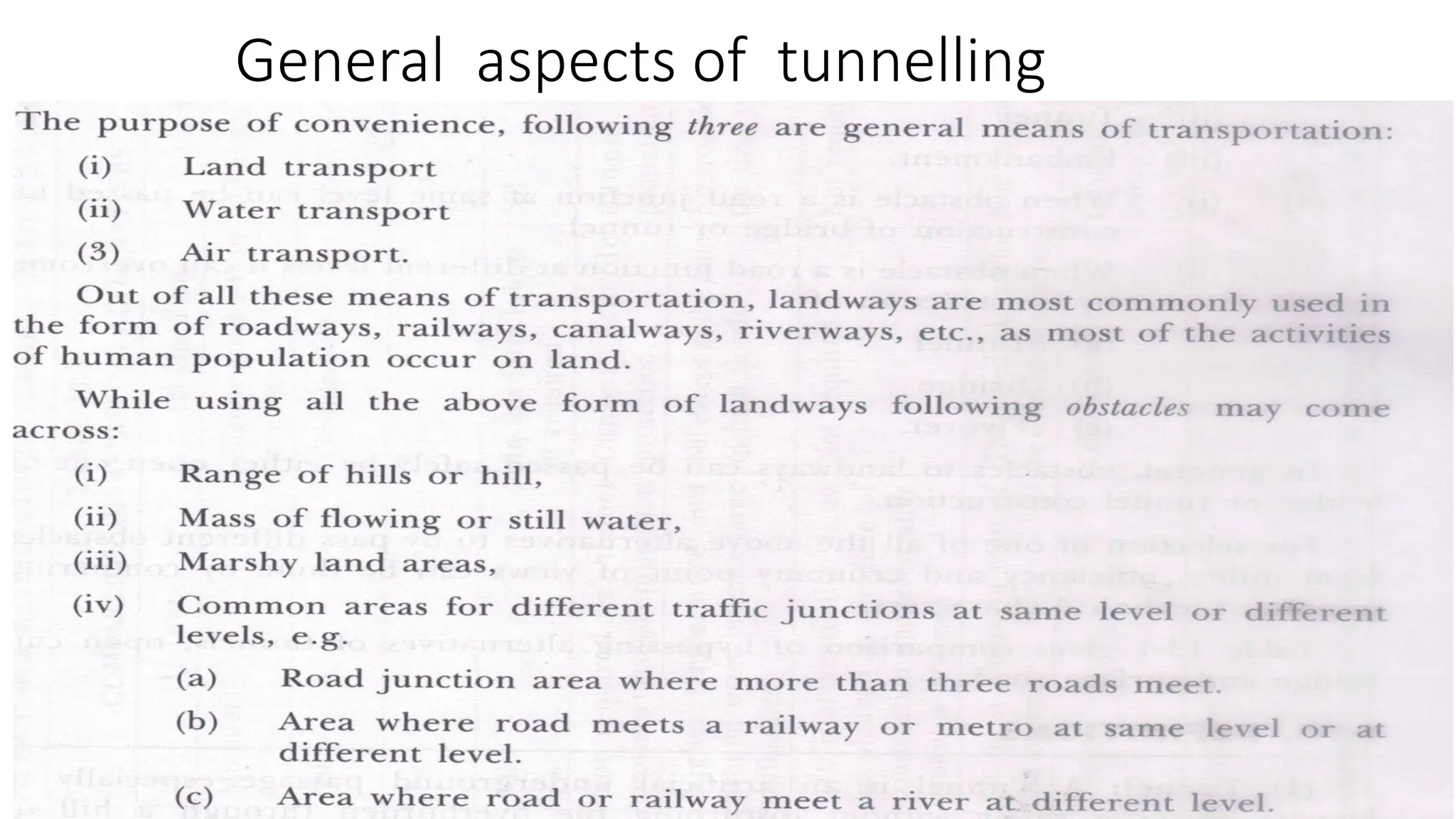 TUNNEL ENGINEERING basics of tunnel types .pdf