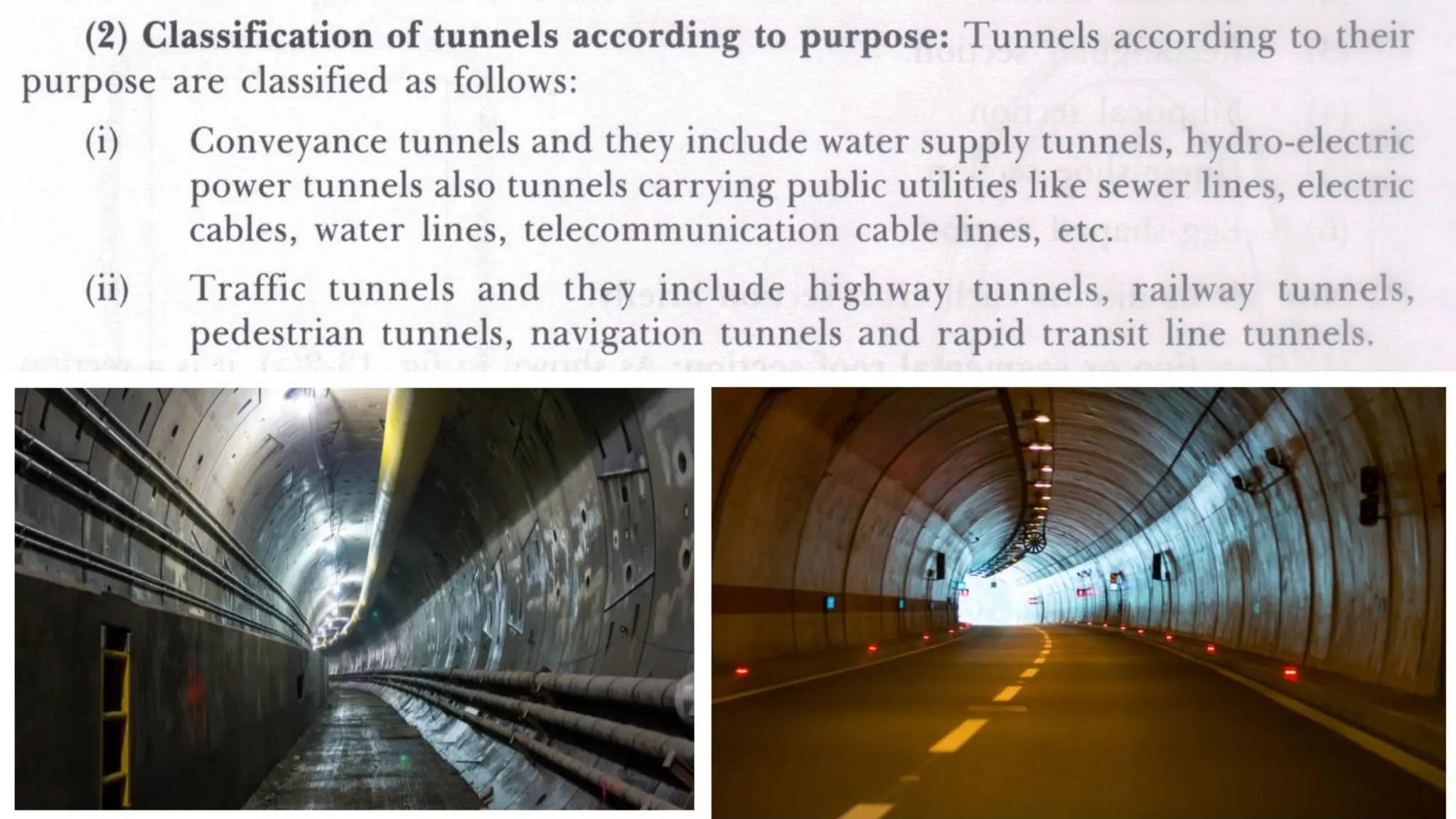 TUNNEL ENGINEERING basics of tunnel types .pdf