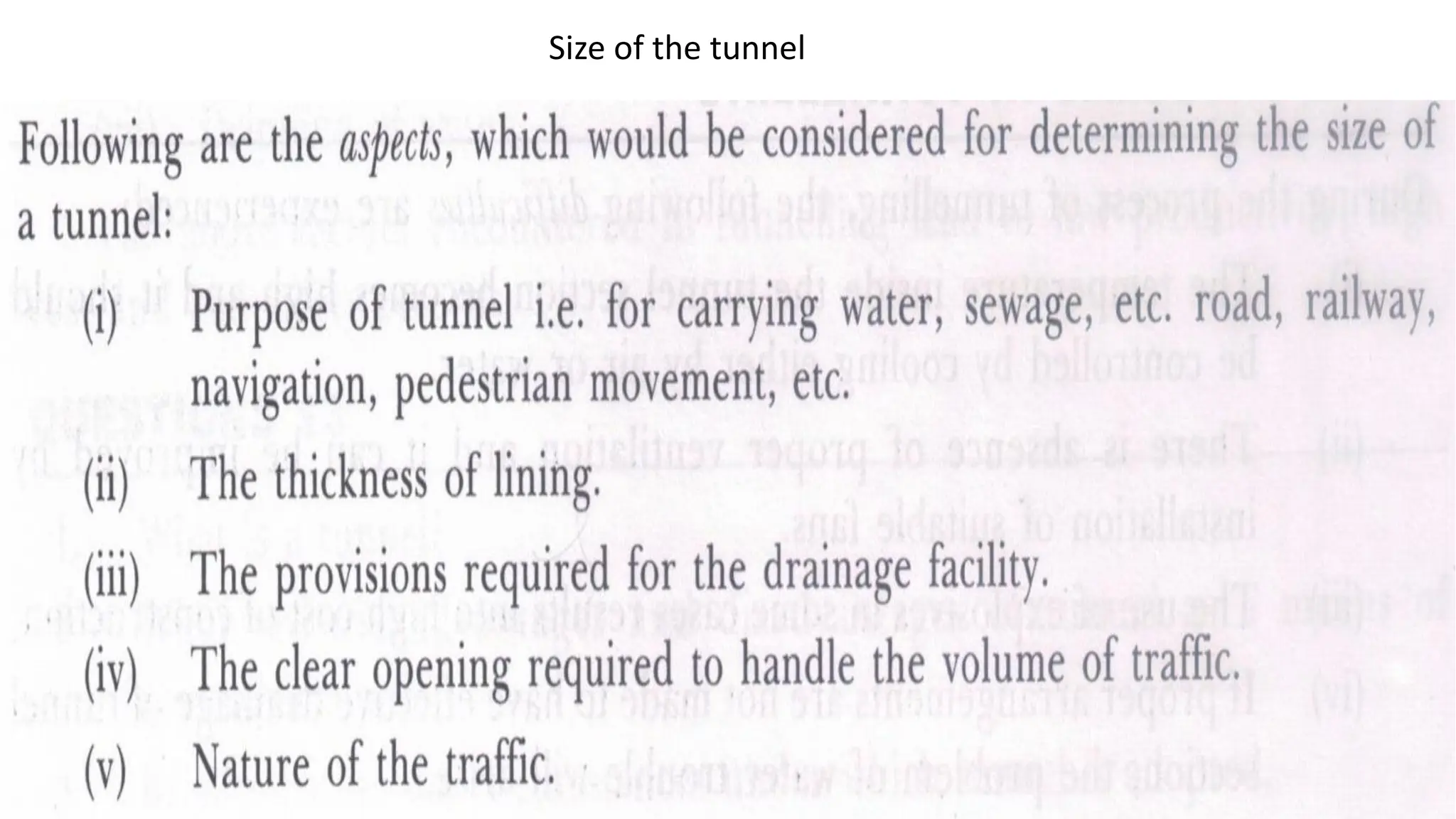TUNNEL ENGINEERING basics of tunnel types .pdf