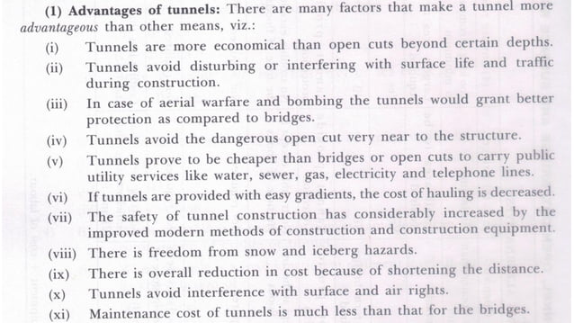 TUNNEL ENGINEERING basics of tunnel types .pdf