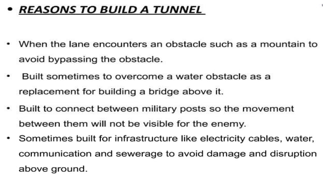 TUNNEL ENGINEERING basics of tunnel types .pdf