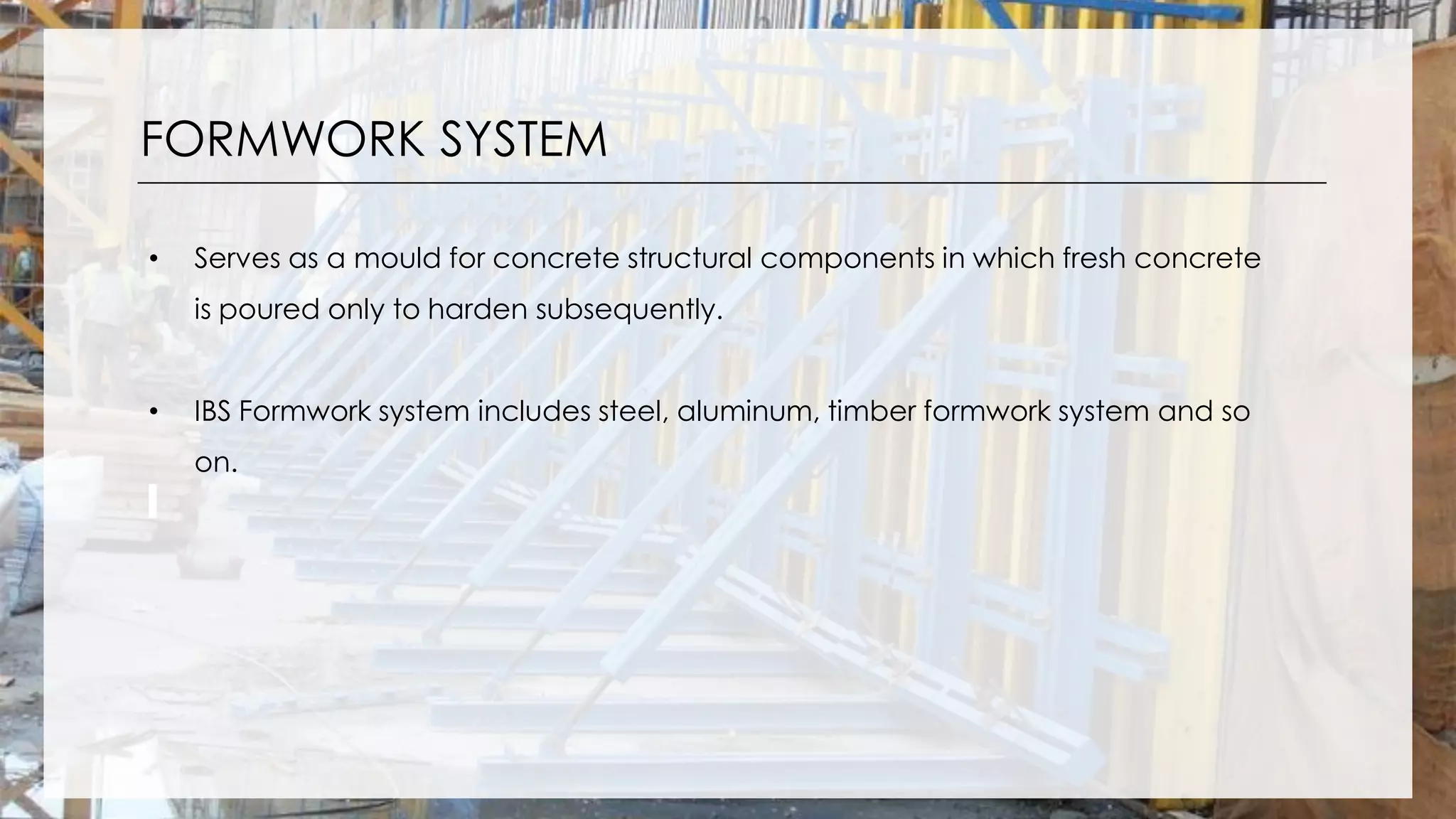 CT III IBS Formwork System | PDF | Civil Engineering Industry | Industries