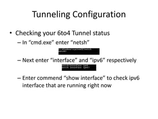 Tunneling configuration | PDF