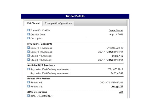 Tunneling configuration | PDF