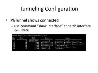 Tunneling configuration | PDF