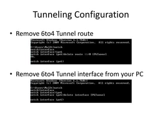 Tunneling configuration | PDF