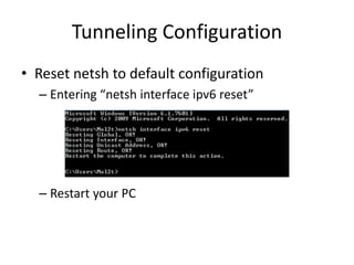 Tunneling configuration | PDF