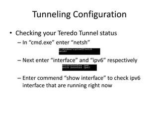 Tunneling configuration | PDF