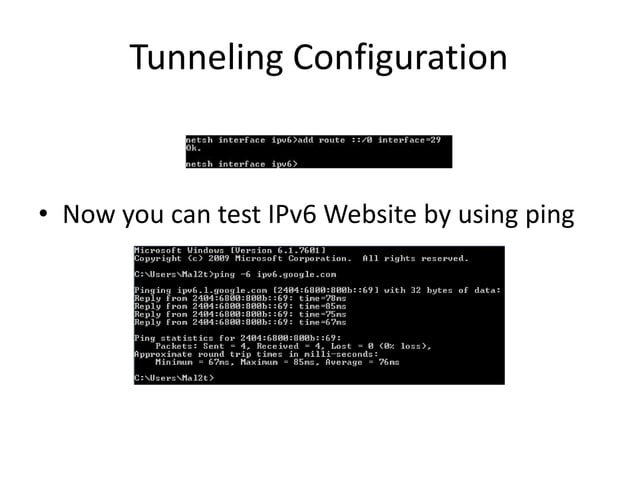 Tunneling configuration | PDF