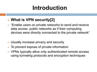 Tunneling vpn security and implementation | PPTX | Internet | Computing
