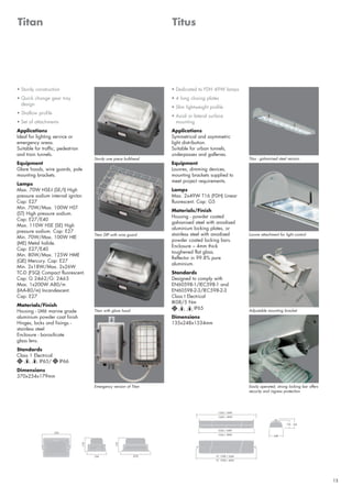 Thorn - Tunnel lighting | PDF