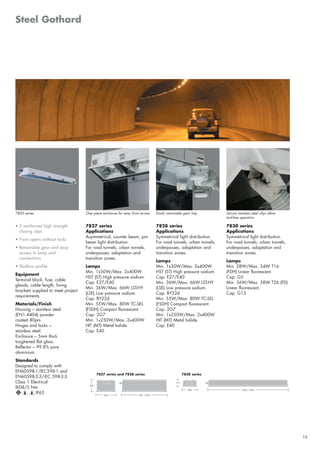 Thorn - Tunnel lighting | PDF