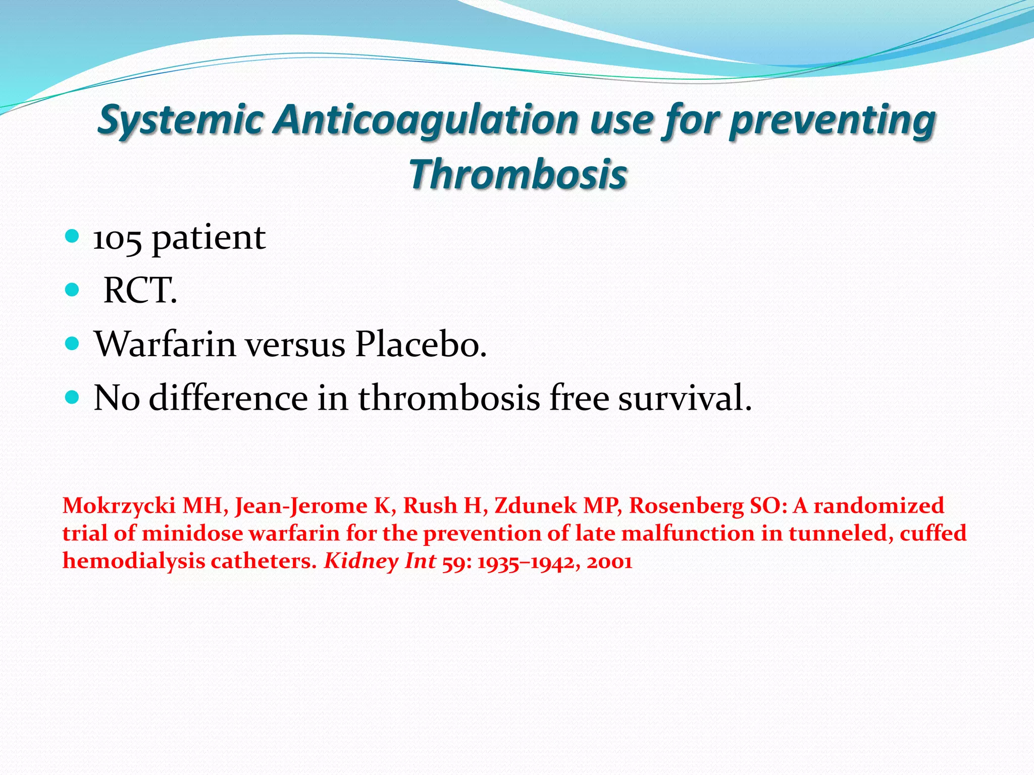 Tunnelled cuffed catheter (permacath) | PPTX