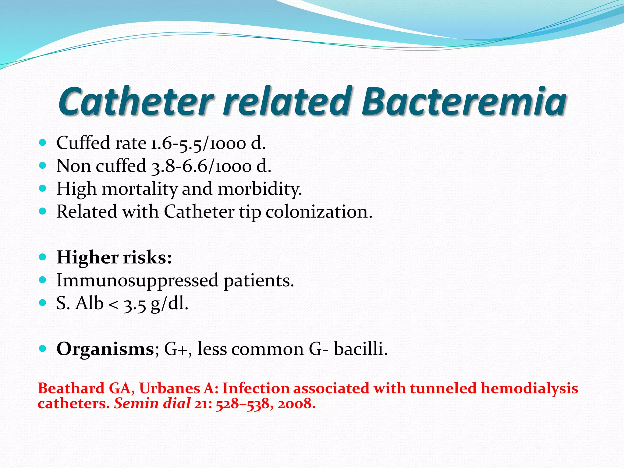 Tunnelled cuffed catheter (permacath) | PPTX