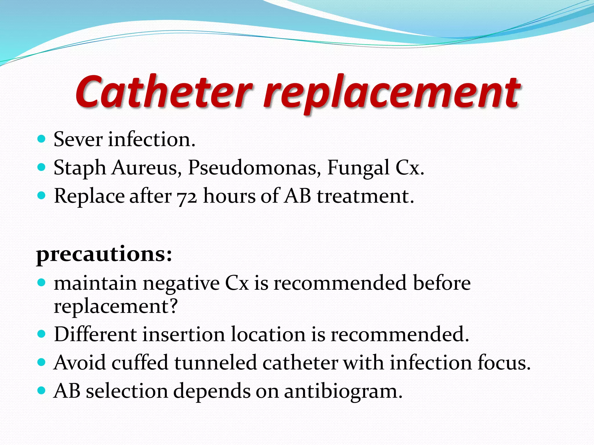 Tunnelled cuffed catheter (permacath) | PPTX