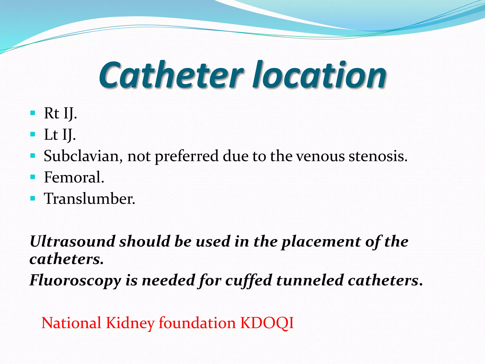 Tunnelled cuffed catheter (permacath) | PPTX