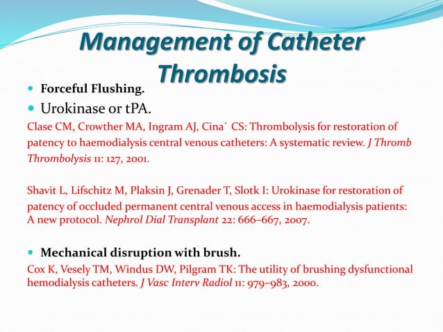 Tunnelled cuffed catheter (permacath) | PPTX