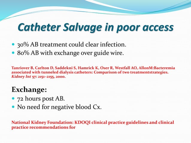 Tunnelled cuffed catheter (permacath) | PPTX