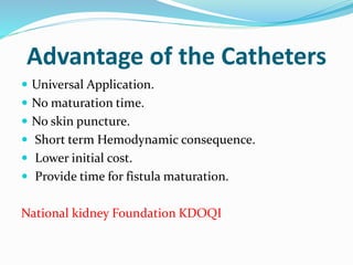 Tunnelled cuffed catheter (permacath) | PPTX