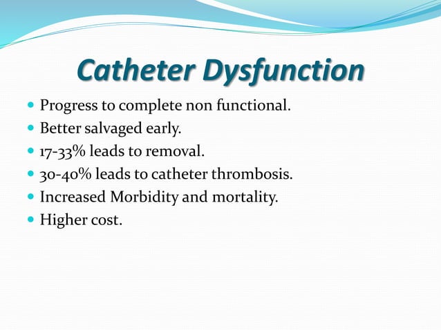 Tunnelled cuffed catheter (permacath) | PPTX