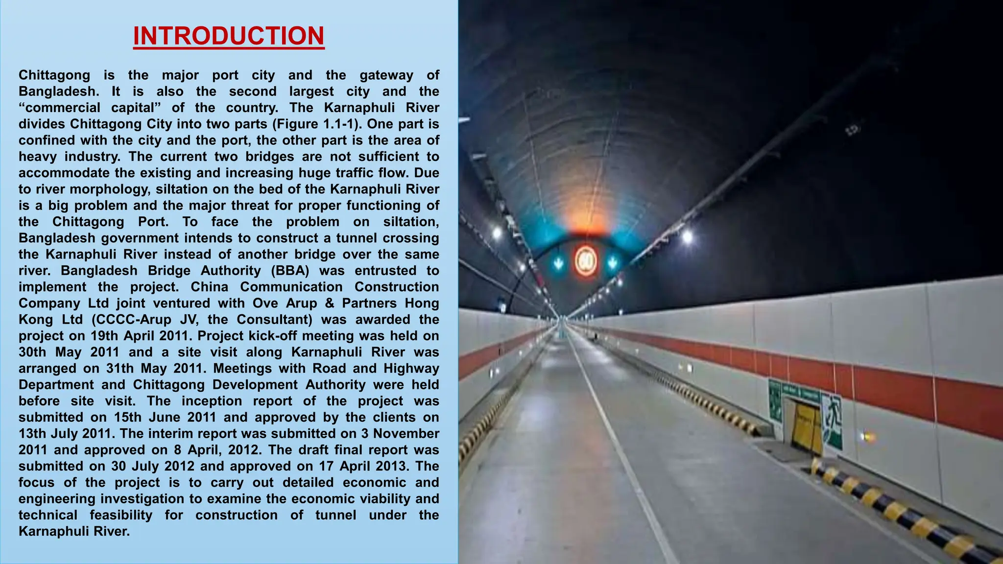 Karnaphuli Tunnel Presentation | PPTX