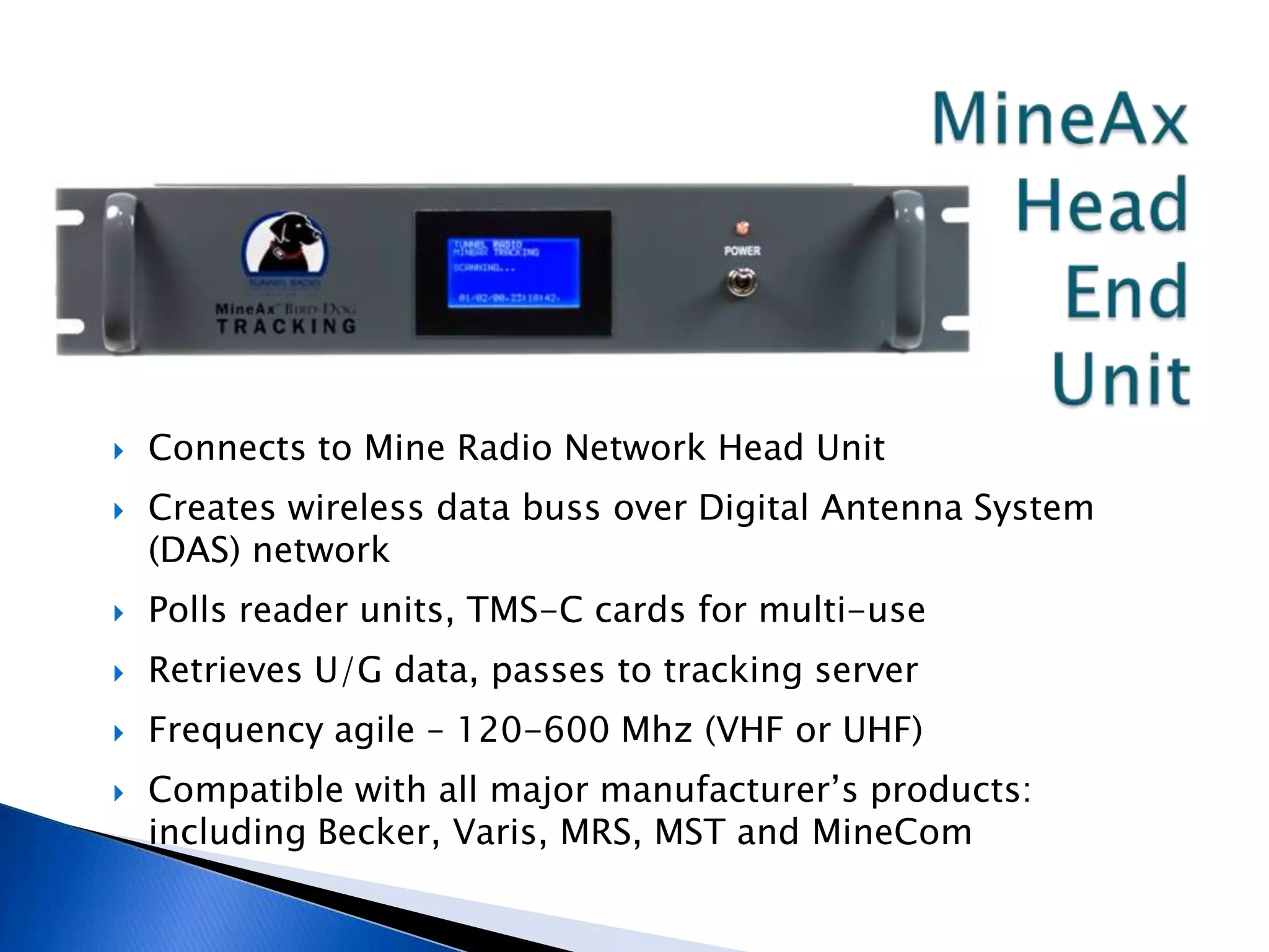Tunnel Radio Communications and Tracking | PPTX