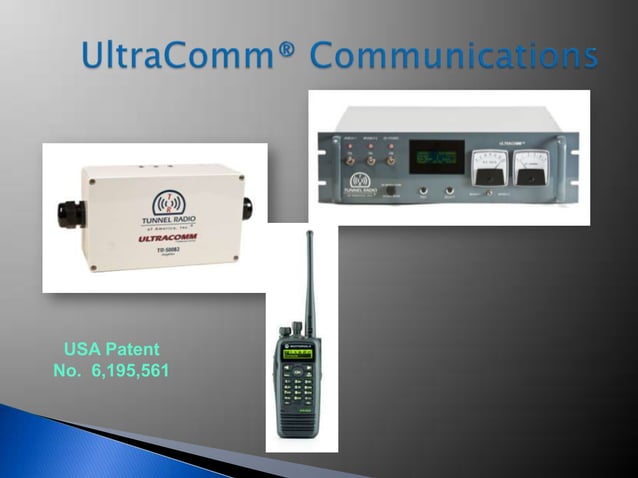 Tunnel Radio Communications and Tracking | PPTX