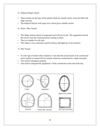 Tunnel Engineering Report (VJTI MUMBAI) | PDF