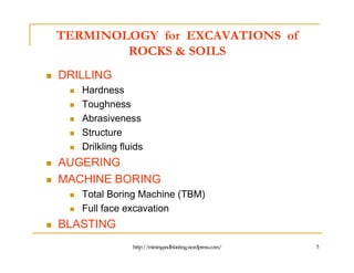 Excavation of Tunnels | PDF