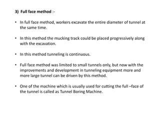 Tunnel Construction (VJTI MUMBAI) | PPTX