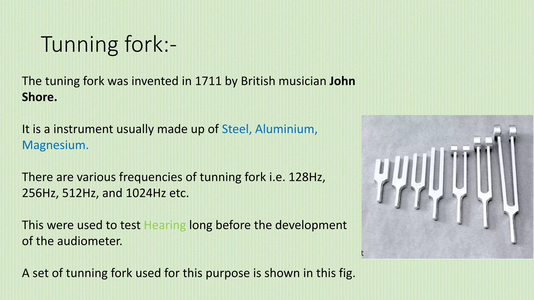 Tunning fork tests | PPTX