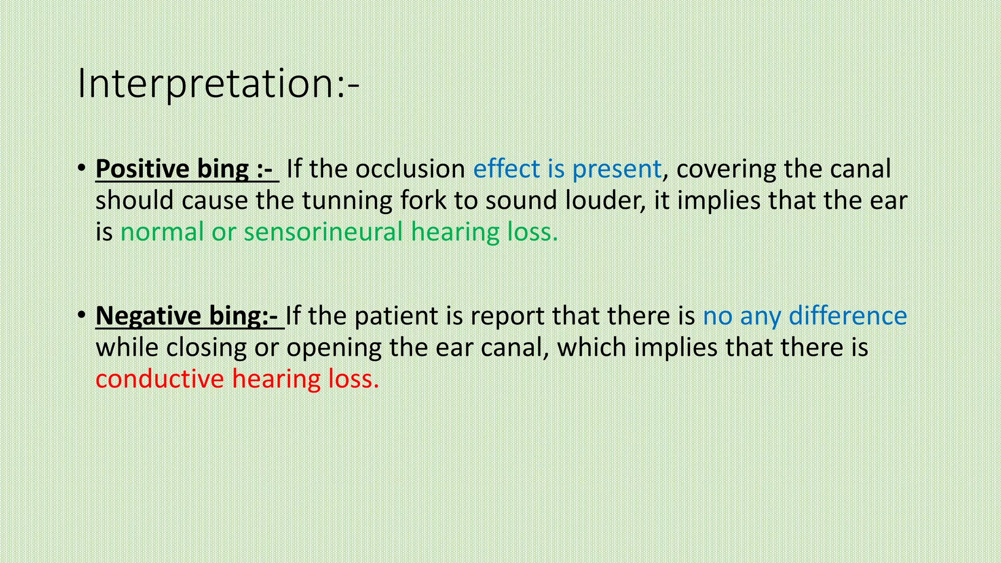 Tunning fork tests | PPTX